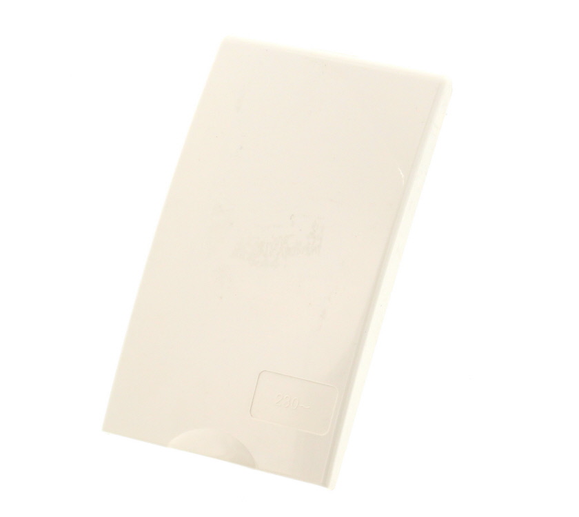 Alu-Tech 230v Socket Flap/Cover White | PRIMA Leisure