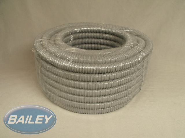 26mm ID Grey PVC Hose / Pipe 30m coil (roll) | PRIMA Leisure