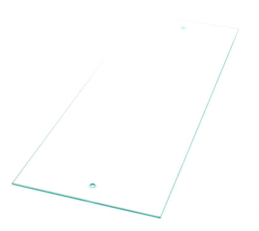 PT2 UN3 AE1 Clear Glass Heat Shield 530x200 mm | PRIMA Leisure