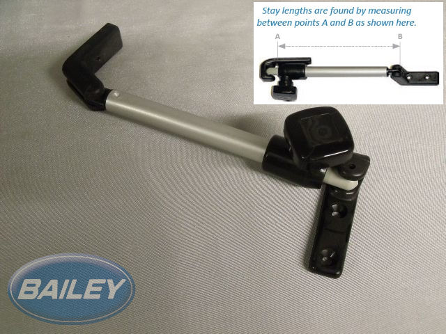 Polyplastic Push Button Window Catch | PRIMA Leisure