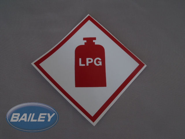 LPG Sticker 100x100mm | PRIMA Leisure
