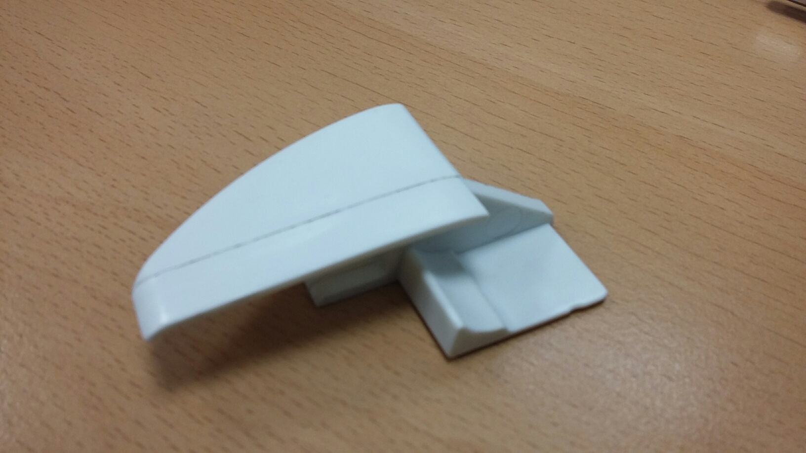 Window Hinge Rail Endcap Fiat White (Pair) | PRIMA Leisure