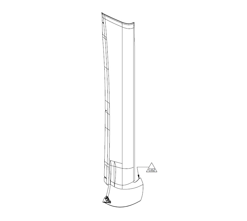 EV1 Adamo N/S Pod Leg | PRIMA Leisure