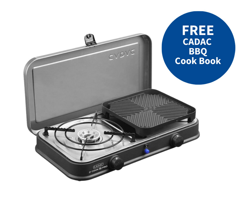 Cadac 2 Cook 2 Pro Deluxe BBQ - Quick Release | PRIMA Leisure